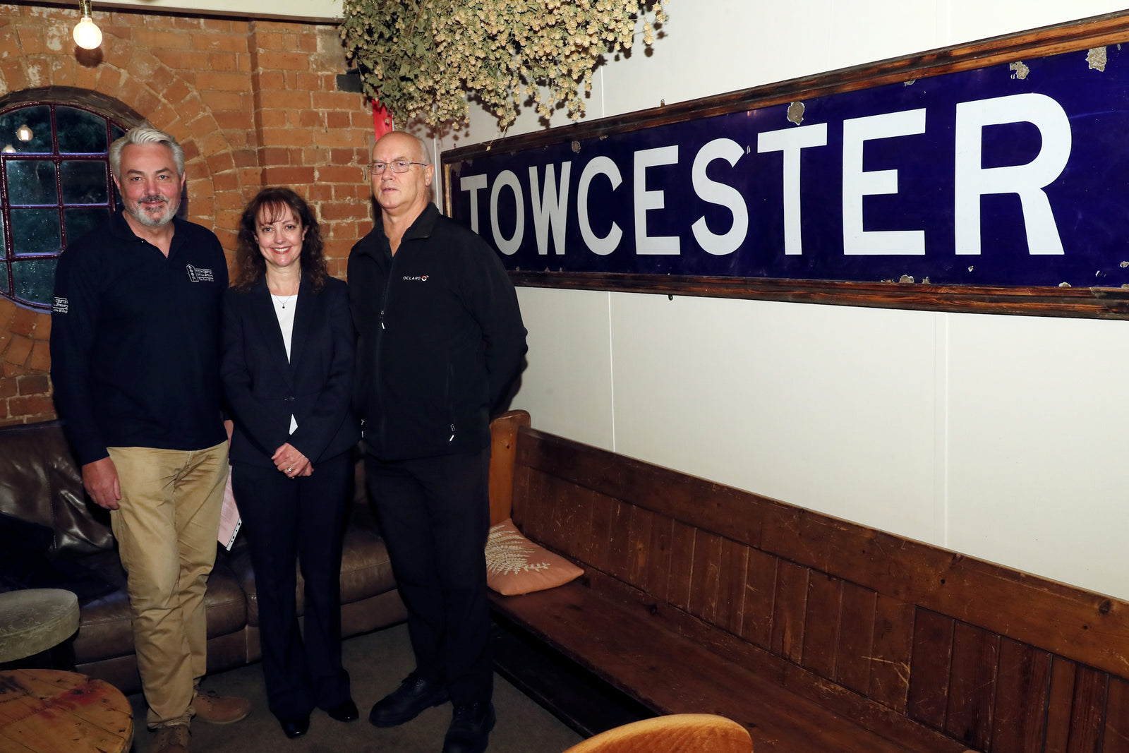 Towcester Railway Station Sign - Towcester Mill Brewery Shop