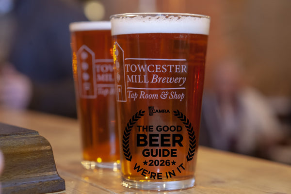 12 Years in the Good Beer Guide - Towcester Mill Brewery Shop